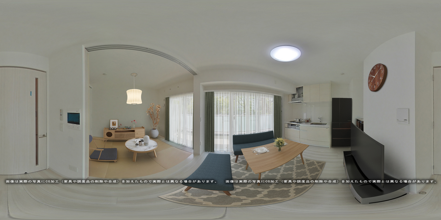 3DK ナtype 千里グリーンヒルズ竹見台 203-103 | スペースリー 360度バーチャルツアー