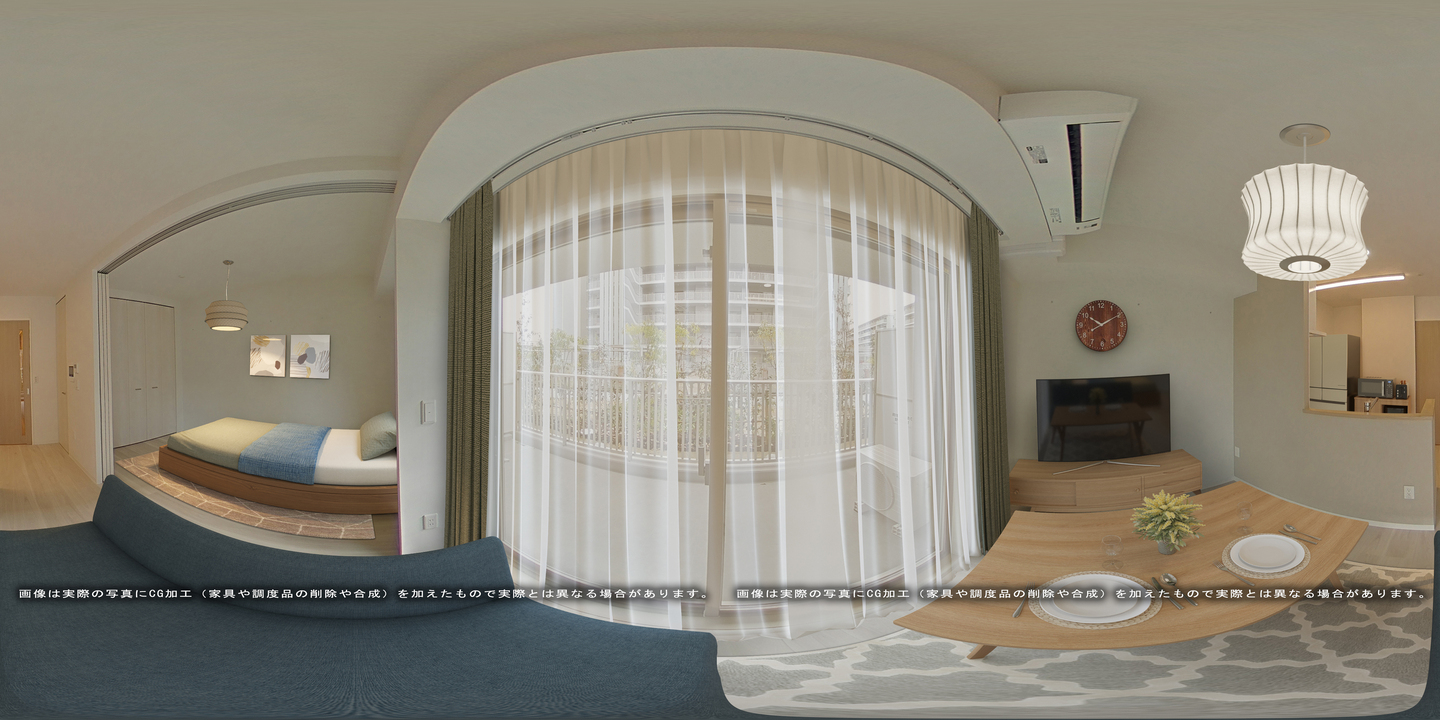 浜甲子園なぎさ街 2DK「コ」タイプ | スペースリー 360度バーチャルツアー